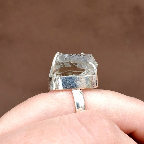 Handmade | Jewelry | New Natural Crystal Quartz Silver Ring | Poshmark